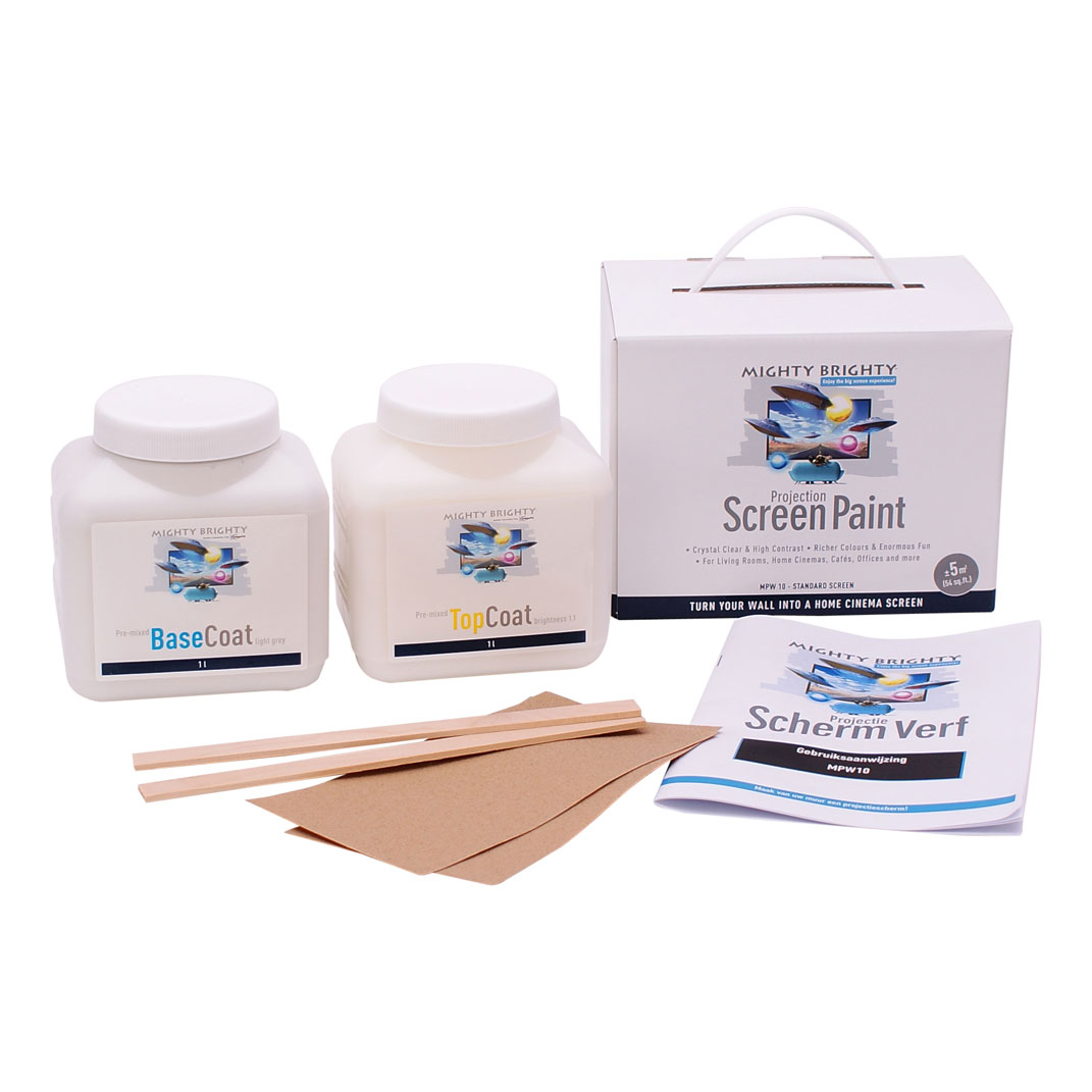 Mighty Brighty turn your wall into a projectionscreen