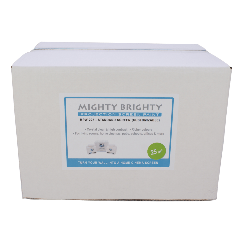 Mighty Brighty turn your wall into a projectionscreen